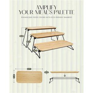 Dining | 3 Tier Serving Tray Stand For Dessert Table Food Serving 3 ...